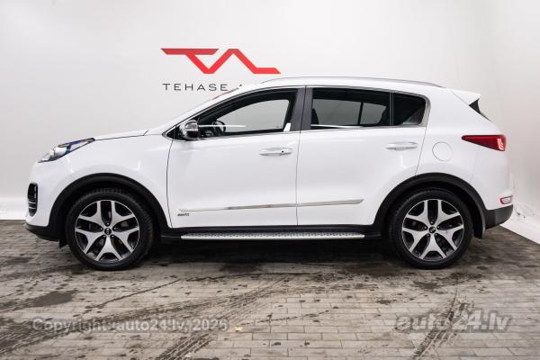 White Kia Sportage 2017 in Tartu, with an engine capacity of 1.60 L and mileage of 97 thousand km for 13898 €, photo 3 on AUTOMOTO.COM.LV