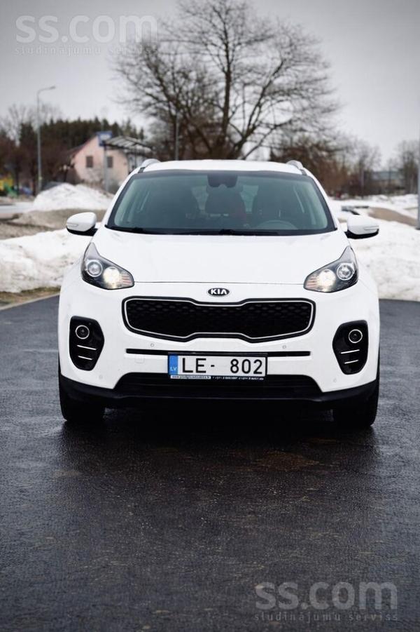 Balts Kia Sportage 2018 Jēkabpils, ar dzinēja tilpumu 1.60 L un nobraukumu 101 tūkst. km par 13500 €, foto 1 vietnē AUTOMOTO.COM.LV