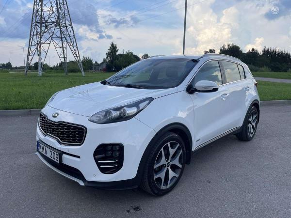 White Kia Sportage 2018 in Kaunas, with an engine capacity of 1.59 L and mileage of 48 thousand km for 18300 €, photo 7 on AUTOMOTO.COM.LV
