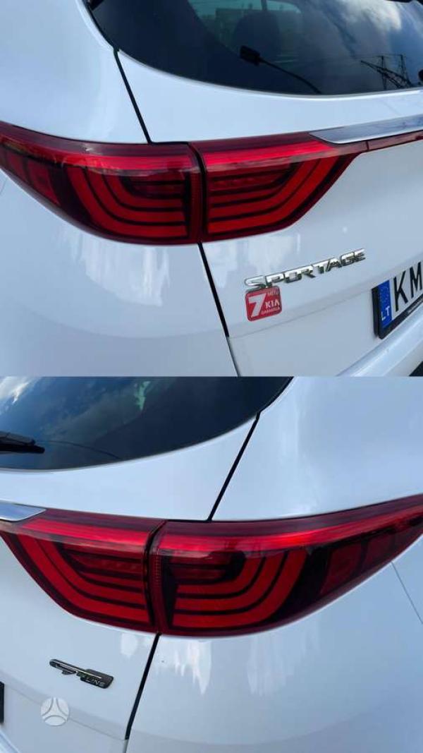 White Kia Sportage 2018 in Kaunas, with an engine capacity of 1.59 L and mileage of 48 thousand km for 18300 €, photo 10 on AUTOMOTO.COM.LV