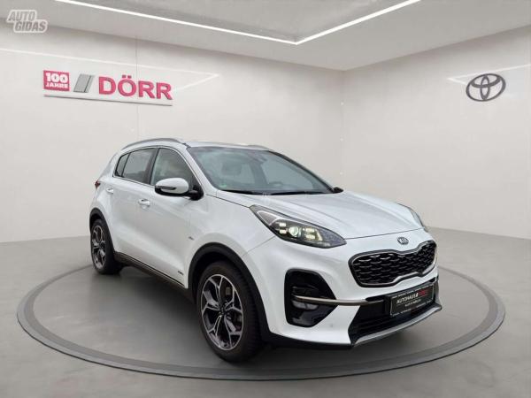 White Kia Sportage 2021 in Kaunas, with an engine capacity of 2.00 L and mileage of 45 thousand km for 28570 €, photo 7 on AUTOMOTO.COM.LV