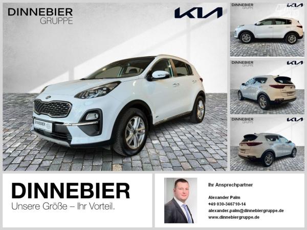 Balts Kia Sportage 2021 Kauņa, ar dzinēja tilpumu 1.60 L un nobraukumu 71 tūkst. km par 26921 €, foto 1 vietnē AUTOMOTO.COM.LV