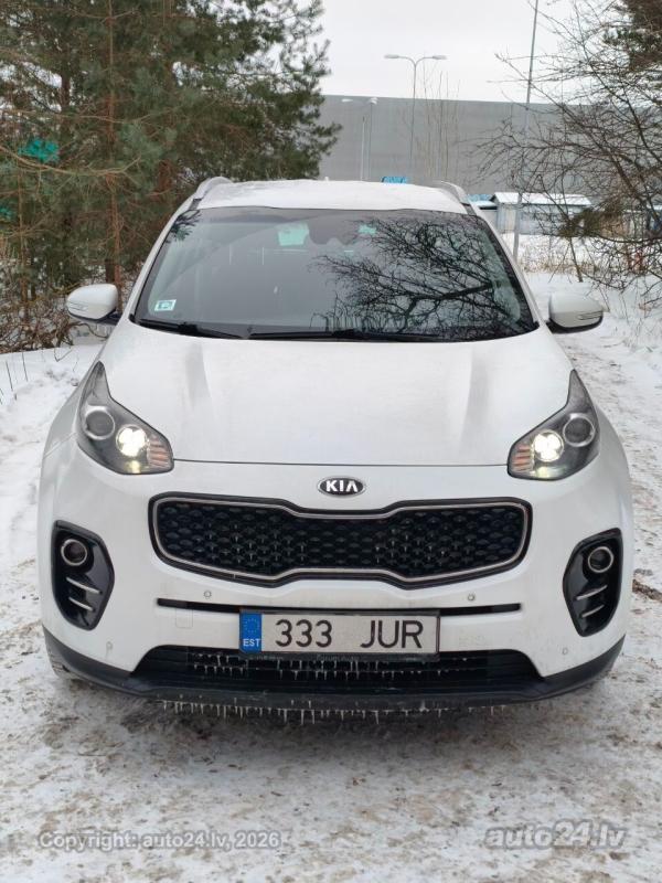 White Kia Sportage 2017 in Tallinn, with an engine capacity of 1.70 L and mileage of 85 thousand km for 12100 €, photo 2 on AUTOMOTO.COM.LV