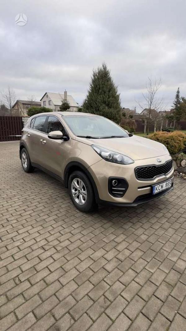 Dzeltens Kia Sportage 2017 Kauņa, ar dzinēja tilpumu 1.59 L un nobraukumu 99 tūkst. km par 13000 €, foto 1 vietnē AUTOMOTO.COM.LV
