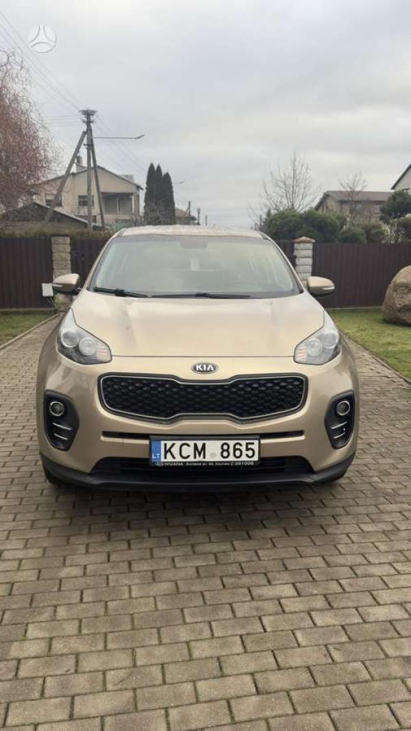Dzeltens Kia Sportage 2017 Kauņa, ar dzinēja tilpumu 1.59 L un nobraukumu 99 tūkst. km par 13000 €, foto 2 vietnē AUTOMOTO.COM.LV