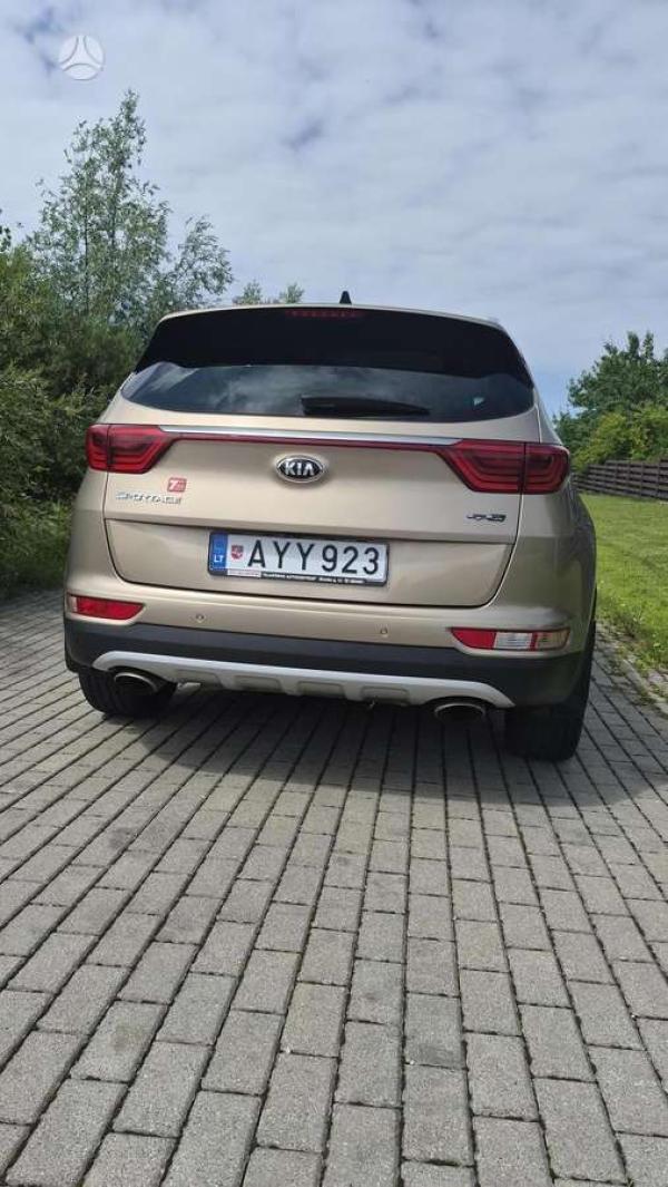 Yellow Kia Sportage 2017 in Klaipeda, with an engine capacity of 1.60 L and mileage of 83 thousand km for 17500 €, photo 6 on AUTOMOTO.COM.LV