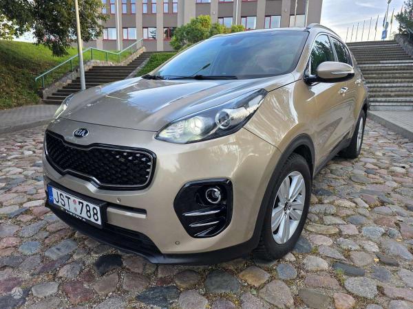 Желтый Киа Sportage 2017 в Утена, объемом двигателя 1.69 л и пробегом 173 тыс. км за 9600 €, фото 1 на AUTOMOTO.COM.LV