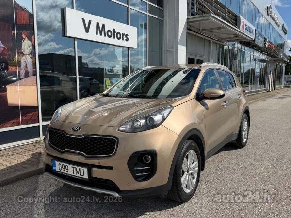 Желтый Киа Sportage 2017 в Вильянди, объемом двигателя 1.60 л и пробегом 159 тыс. км за 10900 €, фото 1 на AUTOMOTO.COM.LV