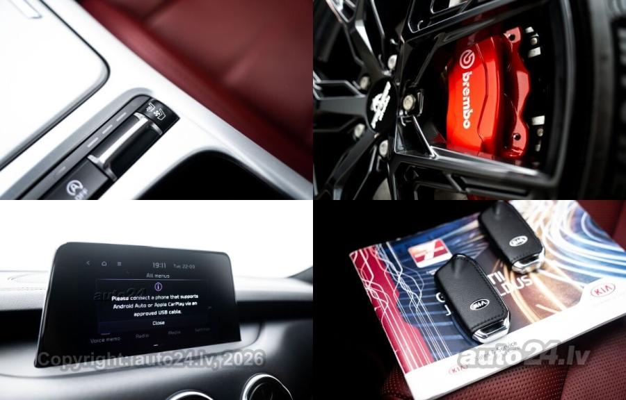 Melns Kia Stinger 2021 Tallina, ar dzinēja tilpumu 3.30 L un nobraukumu 73 tūkst. km par 27999 €, foto 16 vietnē AUTOMOTO.COM.LV