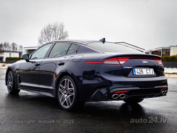 Blue Kia Stinger 2021 in Tallinn, with an engine capacity of 3.30 L and mileage of 78 thousand km for 35000 €, photo 2 on AUTOMOTO.COM.LV
