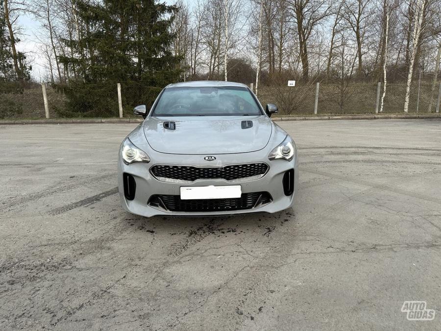 Grey Kia Stinger 2018 in Kelme, with an engine capacity of 2.00 L and mileage of 82 thousand km for 8000 €, photo 10 on AUTOMOTO.COM.LV