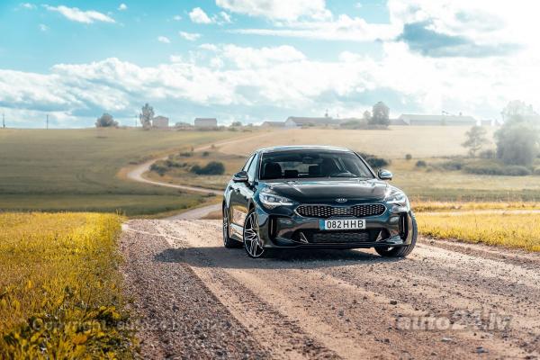 Grey Kia Stinger 2021 in Tartu, with an engine capacity of 3.30 L and mileage of 96 thousand km for 34000 €, photo 5 on AUTOMOTO.COM.LV
