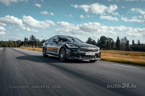 Grey Kia Stinger 2021 in Tartu, with an engine capacity of 3.30 L and mileage of 96 thousand km for 34000 €, photo 6 on AUTOMOTO.COM.LV