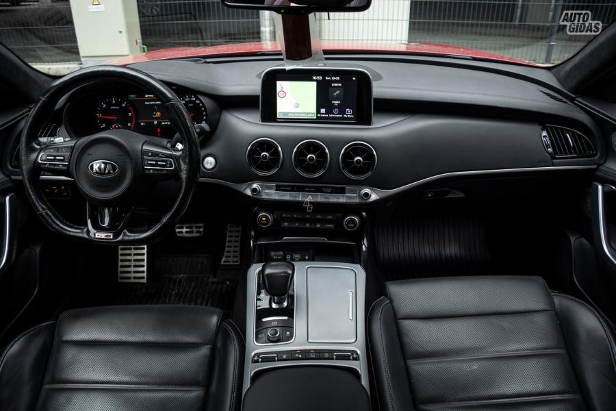 Sarkans Kia Stinger 2017 Viļņa, ar dzinēja tilpumu 2.20 L un nobraukumu 240 tūkst. km par 18250 €, foto 14 vietnē AUTOMOTO.COM.LV