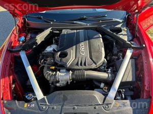 Red Kia Stinger 2018 in Liepaja, with an engine capacity of 2.20 L and mileage of 140 thousand km for 17300 €, photo 14 on AUTOMOTO.COM.LV