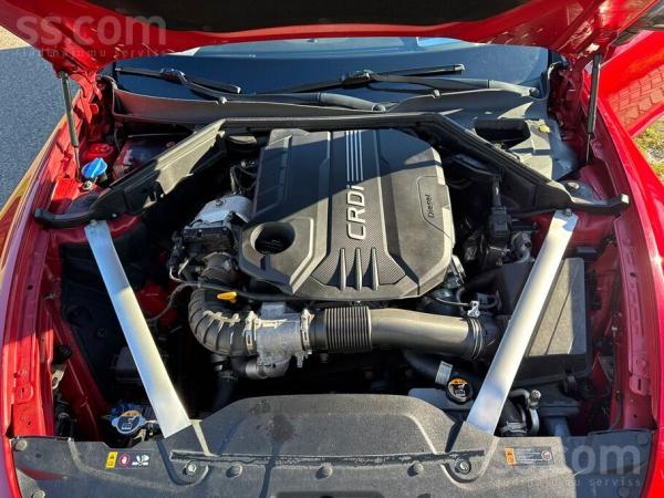 Sarkans Kia Stinger 2018 Liepāja, ar dzinēja tilpumu 2.20 L un nobraukumu 141 tūkst. km par 16000 €, foto 6 vietnē AUTOMOTO.COM.LV