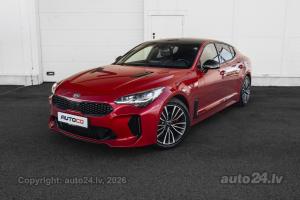 Sarkans Kia Stinger 2018 Tallina, ar dzinēja tilpumu 2.20 L un nobraukumu 142 tūkst. km par 17999 €, foto  vietnē AUTOMOTO.COM.LV