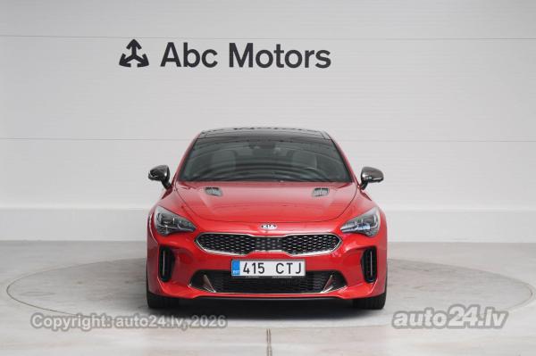Red Kia Stinger 2018 in Tallinn, with an engine capacity of 3.30 L and mileage of 89 thousand km for 23990 €, photo 3 on AUTOMOTO.COM.LV