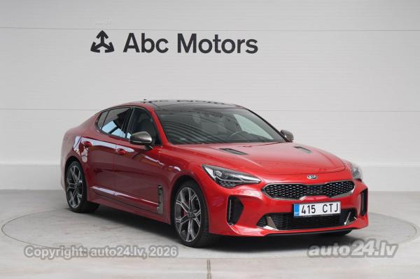 Red Kia Stinger 2018 in Tallinn, with an engine capacity of 3.30 L and mileage of 89 thousand km for 23990 €, photo 4 on AUTOMOTO.COM.LV