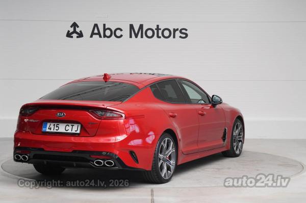 Red Kia Stinger 2018 in Tallinn, with an engine capacity of 3.30 L and mileage of 89 thousand km for 23990 €, photo 5 on AUTOMOTO.COM.LV