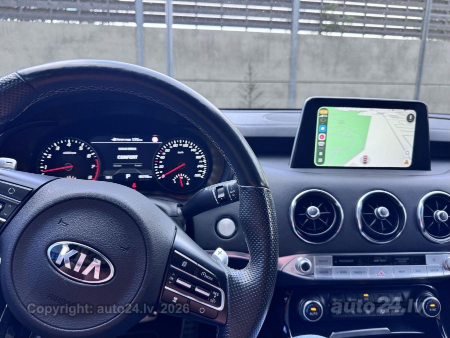 Red Kia Stinger 2020 in Tallinn, with an engine capacity of 3.30 L and mileage of 97 thousand km for 28900 €, photo 7 on AUTOMOTO.COM.LV