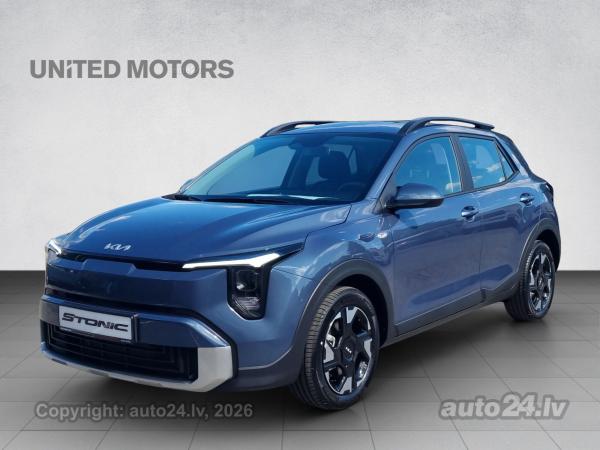 Zils Kia Stonic 2026 Jehvi, ar dzinēja tilpumu 1.00 L un nobraukumu 0 tūkst. km par 20690 €, foto 1 vietnē AUTOMOTO.COM.LV