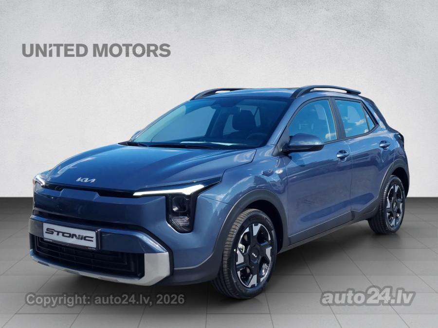 Zils Kia Stonic 2026 Jehvi, ar dzinēja tilpumu 1.00 L un nobraukumu 0 tūkst. km par 20690 €, foto 1 vietnē AUTOMOTO.COM.LV