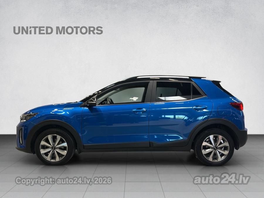 Blue Kia Stonic 2023 in Tallinn, with an engine capacity of 1.00 L and mileage of 77 thousand km for 15500 €, photo 4 on AUTOMOTO.COM.LV