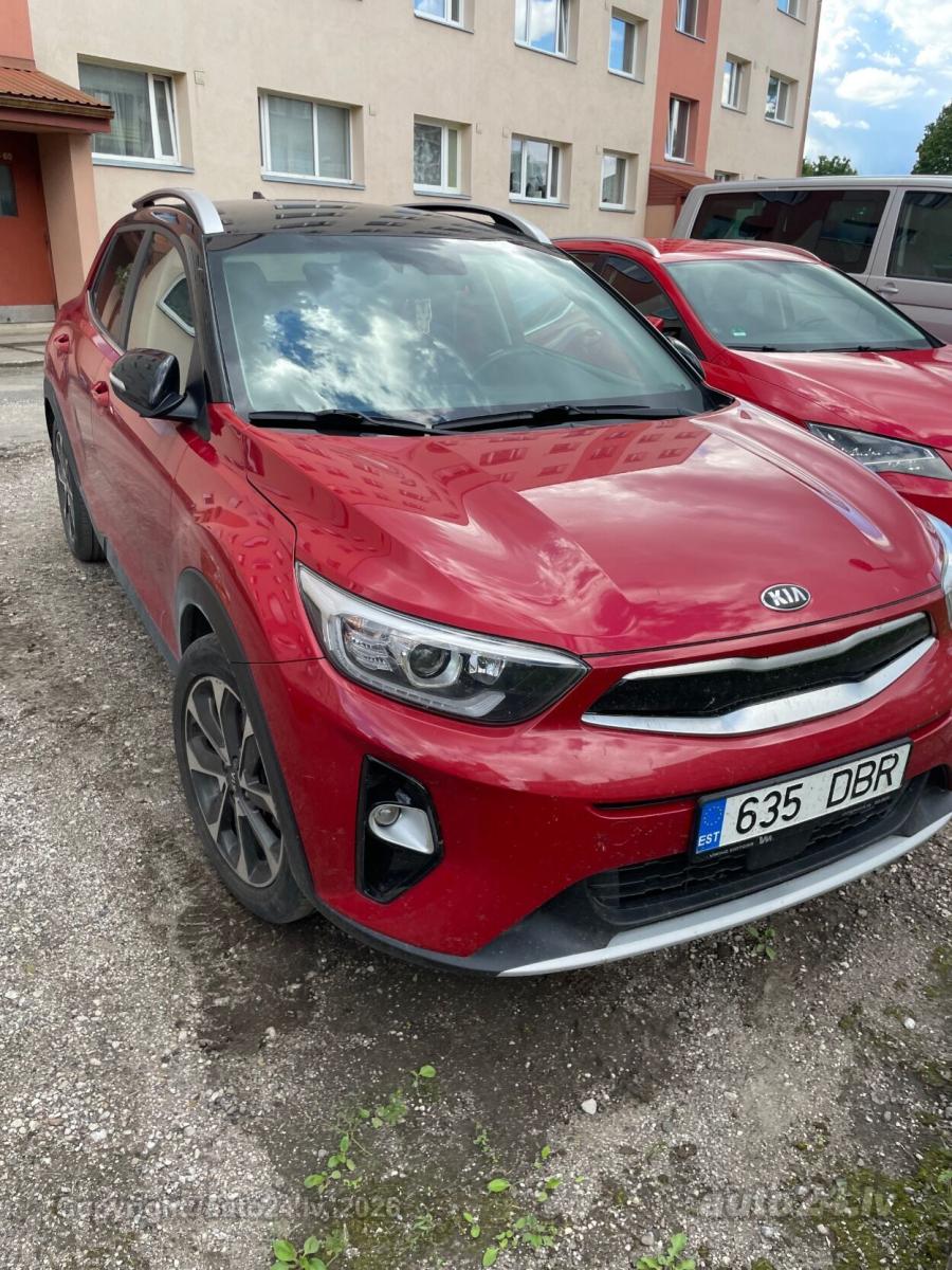 Red Kia Stonic 2019 in Tallinn, with an engine capacity of 1.00 L and mileage of 82 thousand km for 12000 €, photo 1 on AUTOMOTO.COM.LV