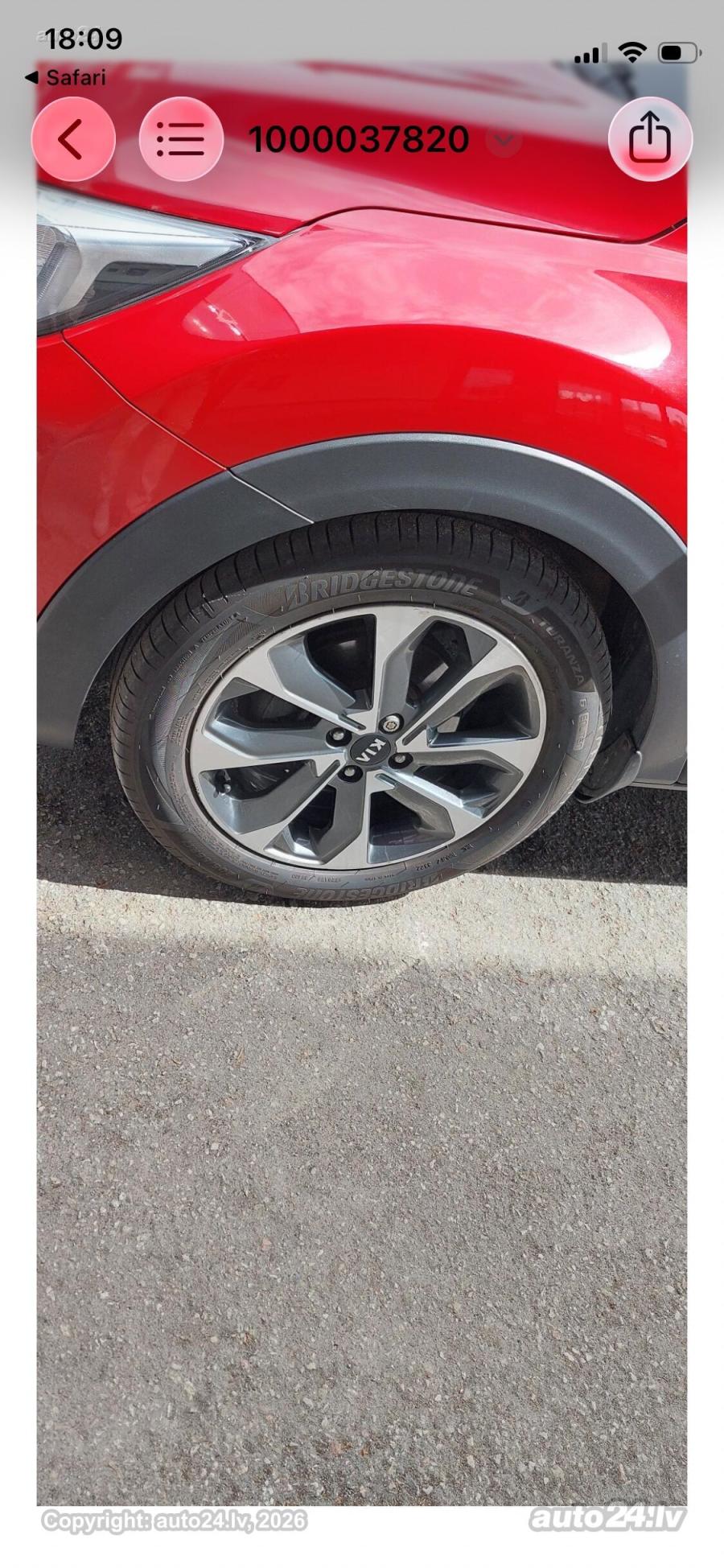 Red Kia Stonic 2019 in Tallinn, with an engine capacity of 1.00 L and mileage of 82 thousand km for 12000 €, photo 3 on AUTOMOTO.COM.LV