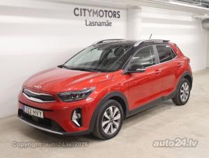 Red Kia Stonic 2022 in Tallinn, with an engine capacity of 1.00 L and mileage of 68 thousand km for 15900 €, photo  on AUTOMOTO.COM.LV