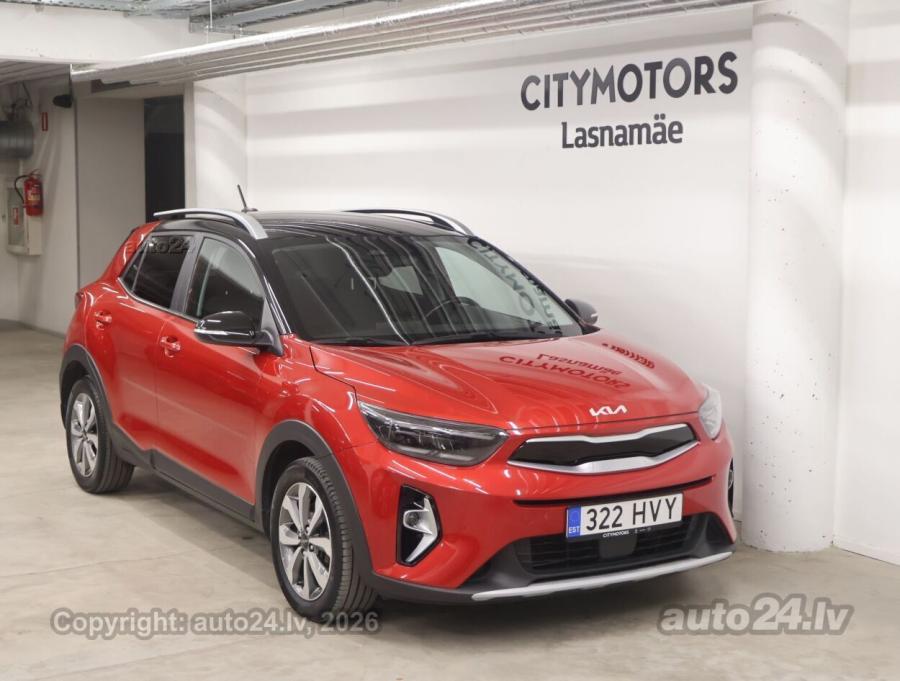 Red Kia Stonic 2022 in Tallinn, with an engine capacity of 1.00 L and mileage of 68 thousand km for 15900 €, photo 5 on AUTOMOTO.COM.LV