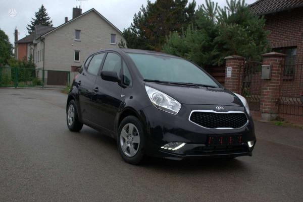Black Kia Venga 2017 in Klaipeda, with an engine capacity of 1.59 L and mileage of 64 thousand km for 9300 €, photo 1 on AUTOMOTO.COM.LV