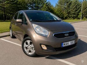 Brown Kia Venga 2012 in Vilnius, with an engine capacity of 1.60 L and mileage of 222 thousand km for 5000 €, photo  on AUTOMOTO.COM.LV