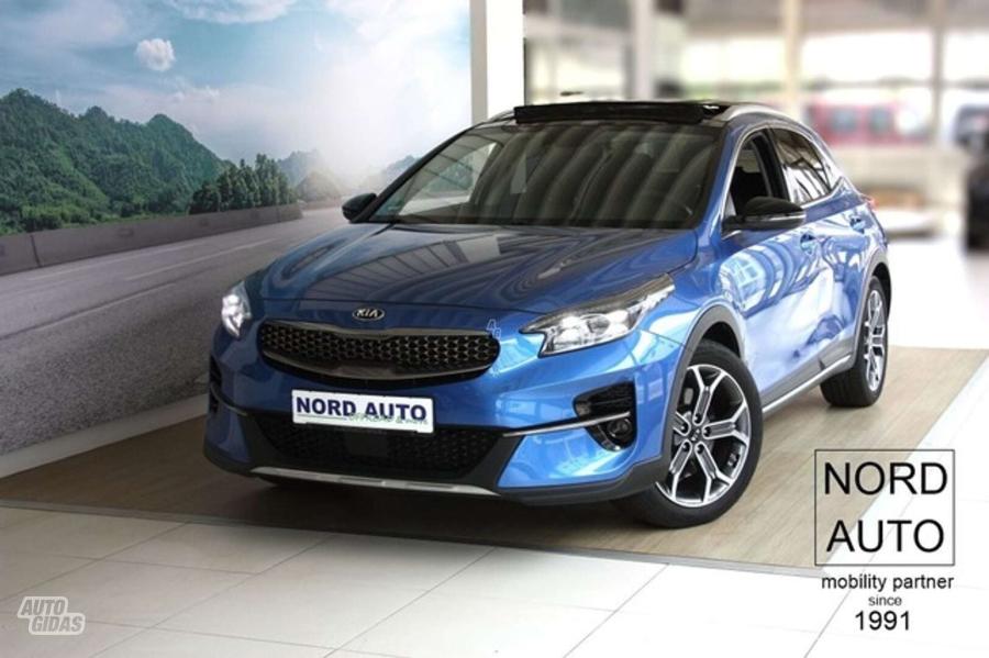 Blue Kia XCeed 2020 in Kaunas, with an engine capacity of 1.60 L and mileage of 60 thousand km for 22369 €, photo 1 on AUTOMOTO.COM.LV