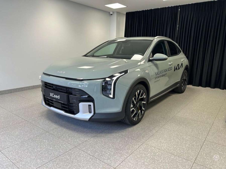 Green Kia XCeed 2026 in Vilnius, with an engine capacity of 1.60 L and mileage of 1 thousand km for 24690 €, photo 1 on AUTOMOTO.COM.LV