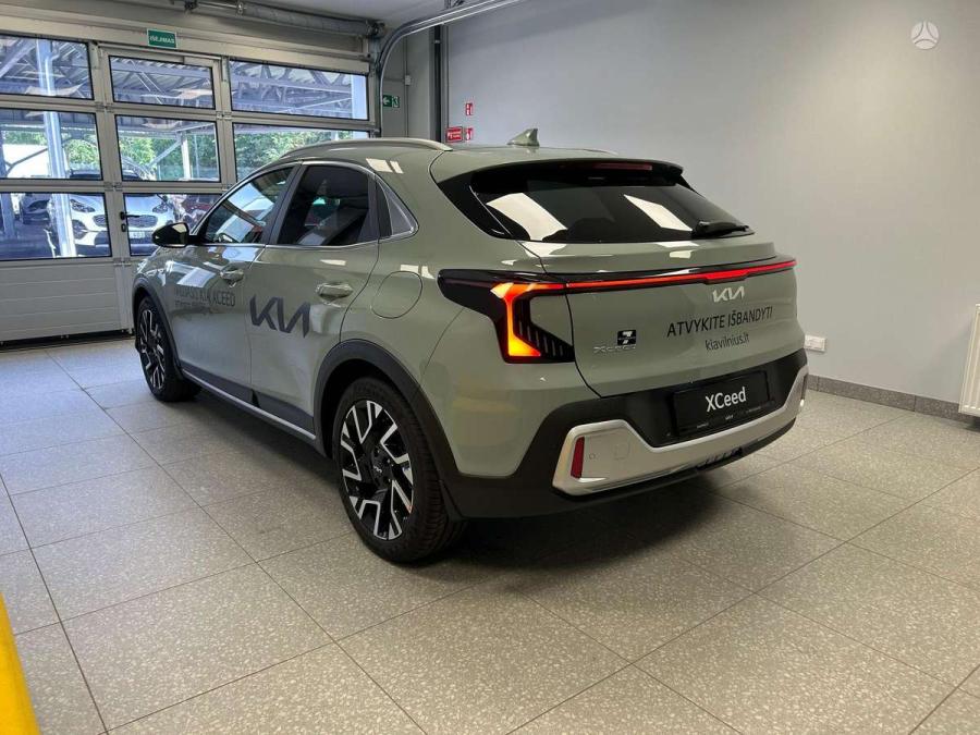 Green Kia XCeed 2026 in Vilnius, with an engine capacity of 1.60 L and mileage of 1 thousand km for 24690 €, photo 23 on AUTOMOTO.COM.LV