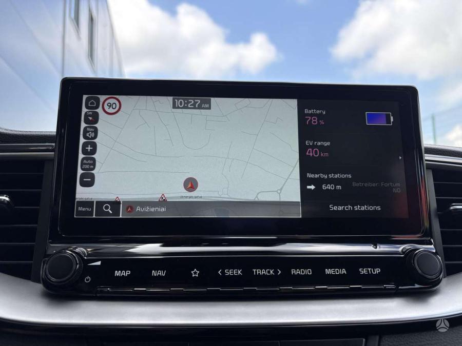 Grey Kia XCeed 2021 in Vilnius, with an engine capacity of 1.58 L and mileage of 109 thousand km for 16999 €, photo 11 on AUTOMOTO.COM.LV
