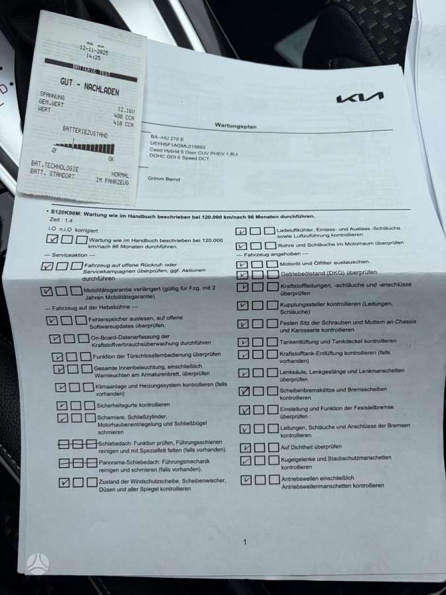 Grey Kia XCeed 2021 in Marijampole, with an engine capacity of 1.58 L and mileage of 110 thousand km for 16900 €, photo 42 on AUTOMOTO.COM.LV
