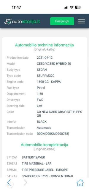 Grey Kia XCeed 2021 in Marijampole, with an engine capacity of 1.58 L and mileage of 110 thousand km for 16900 €, photo 56 on AUTOMOTO.COM.LV