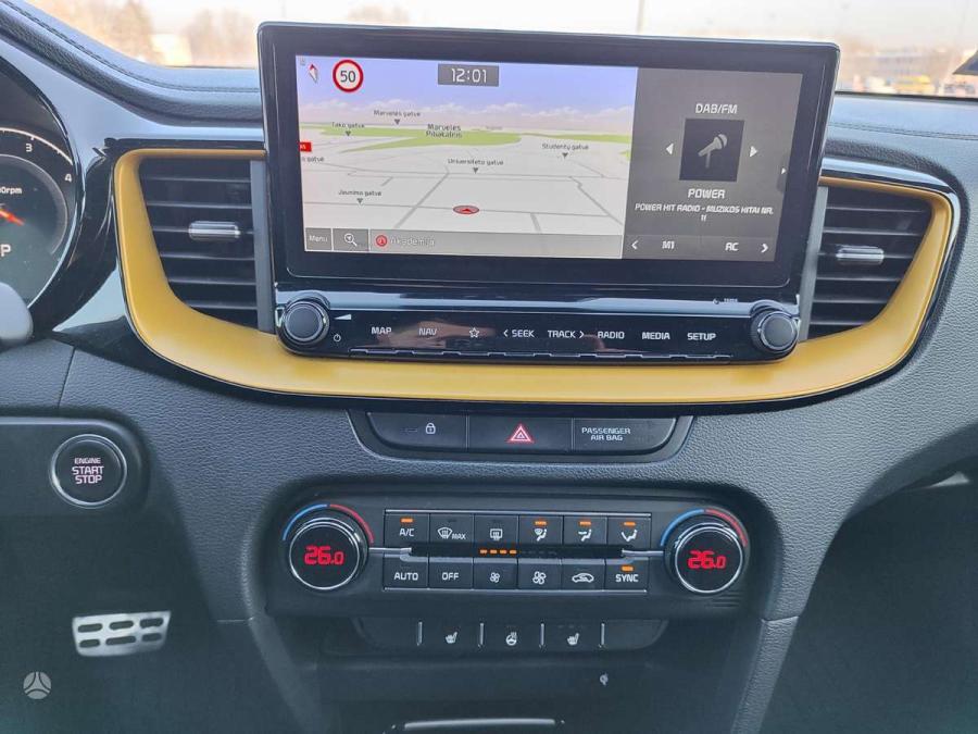 Yellow Kia XCeed 2019 in Kaunas, with an engine capacity of 1.60 L and mileage of 98 thousand km for 15000 €, photo 14 on AUTOMOTO.COM.LV