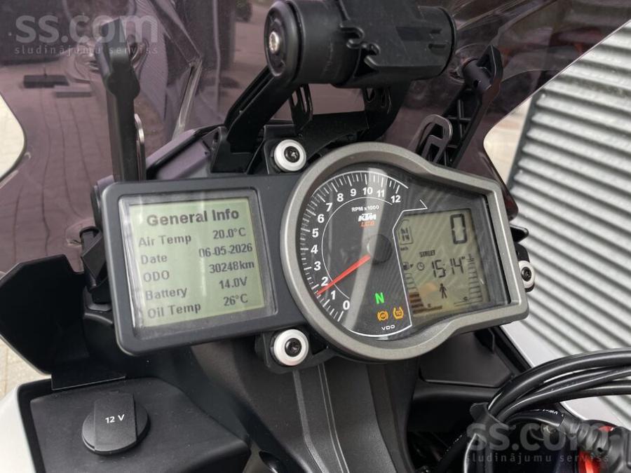 KTM 1190 Adventure 2017 in Riga, with an engine capacity of 1.19 L and mileage of 0 thousand km for 8699 €, photo 8 on AUTOMOTO.COM.LV