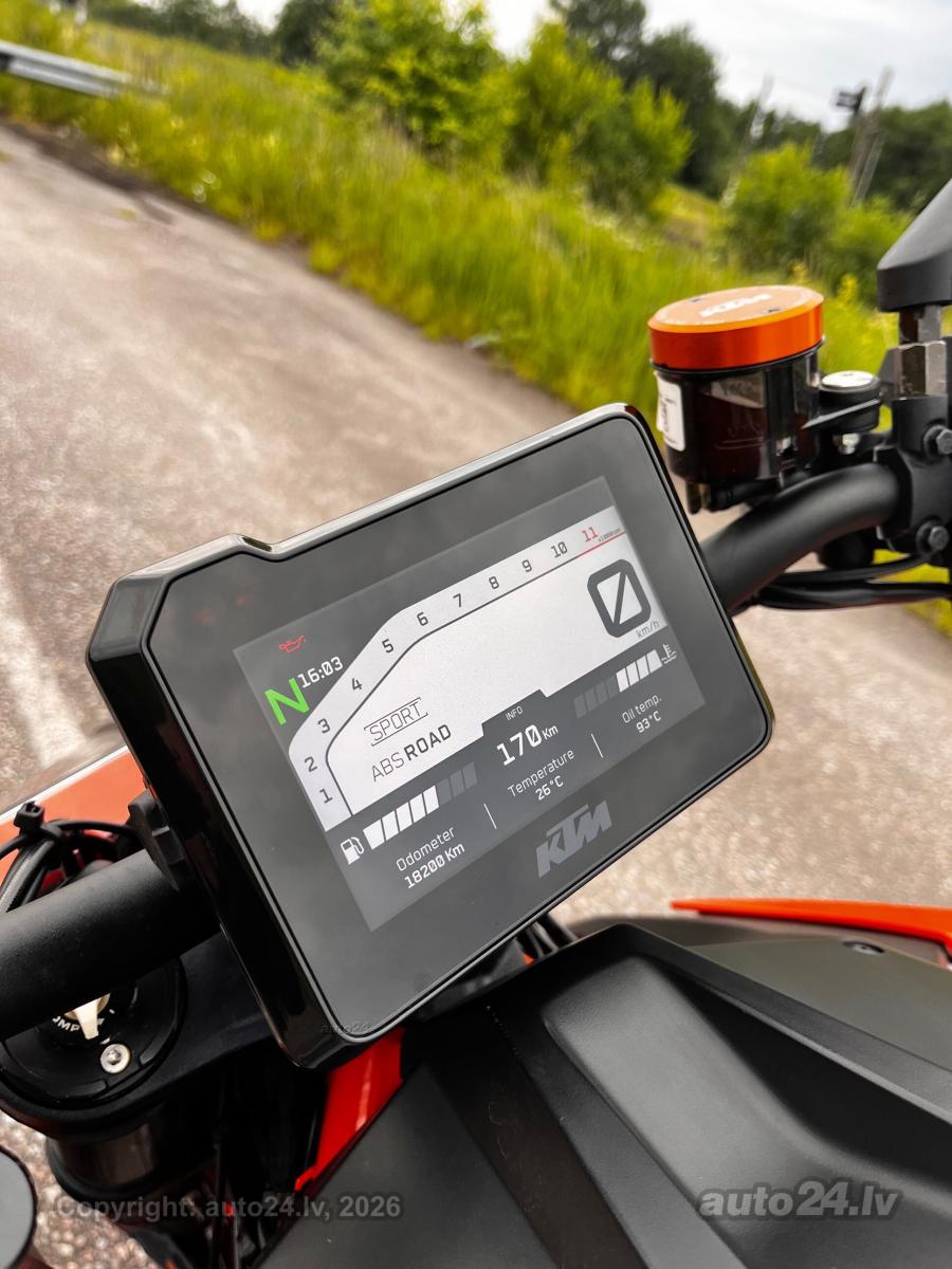 KTM 1290 Super Duke 2022 in Tallinn, with an engine capacity of 0.00 L and mileage of 18 thousand km for 12800 €, photo 7 on AUTOMOTO.COM.LV