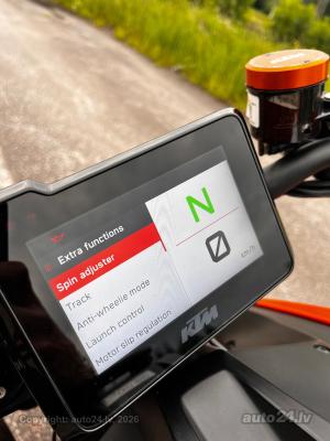 KTM 1290 Super Duke 2022 in Tallinn, with an engine capacity of 0.00 L and mileage of 18 thousand km for 12800 €, photo 9 on AUTOMOTO.COM.LV