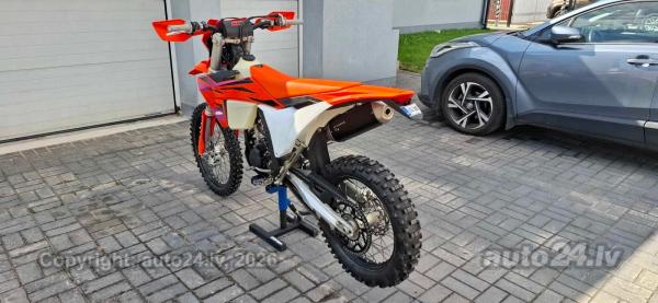 Orange KTM 250 EXC-F 2024 in Tallinn, with an engine capacity of 0.25 L and mileage of 7 thousand km for 6990 €, photo 2 on AUTOMOTO.COM.LV