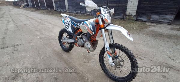 White KTM 250 EXC 2015 in Voru, with an engine capacity of 0.25 L and mileage of 0 thousand km for 3000 €, photo 1 on AUTOMOTO.COM.LV