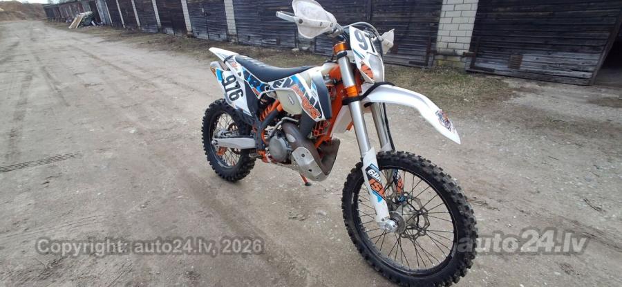 White KTM 250 EXC 2015 in Voru, with an engine capacity of 0.25 L and mileage of 0 thousand km for 3000 €, photo 1 on AUTOMOTO.COM.LV