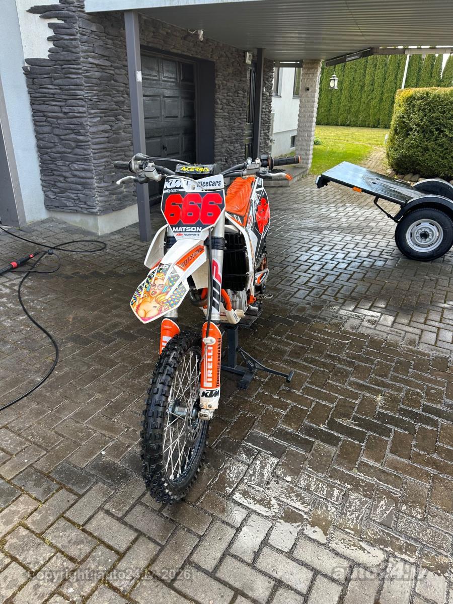 Orange KTM 250 SX-F 2018 in Viljandi, with an engine capacity of 0.25 L and mileage of 128 thousand km for 3799 €, photo 6 on AUTOMOTO.COM.LV