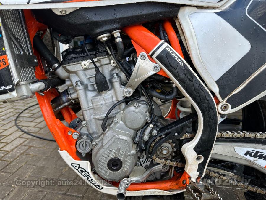 Orange KTM 250 SX-F 2018 in Viljandi, with an engine capacity of 0.25 L and mileage of 128 thousand km for 3799 €, photo 15 on AUTOMOTO.COM.LV