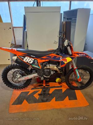 Orange KTM 250 SX-F 2026 in Viljandi, with an engine capacity of 0.00 L and mileage of 0 thousand km for 6000 €, photo  on AUTOMOTO.COM.LV